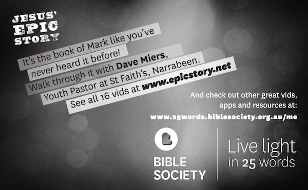 JESUS’ EPIC STORY // MARK’S GOSPEL READING GUIDE FOR YOUNG PEOPLE ...