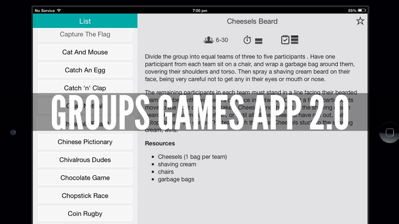 GROUP GAMES APP 2.0 // #YOUTHMINISTRY GOLD! | GOSPEL ON REPEAT